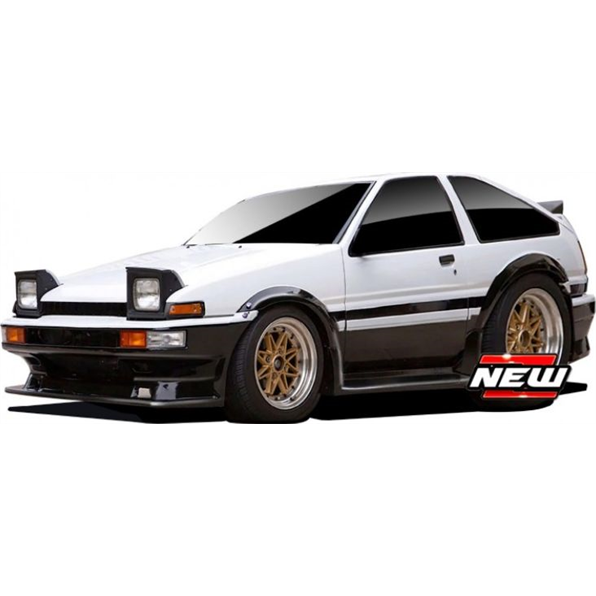 Toyota Sprinter Trueno Hatchback (AE86) 1983 White - John Ayrey Die Casts